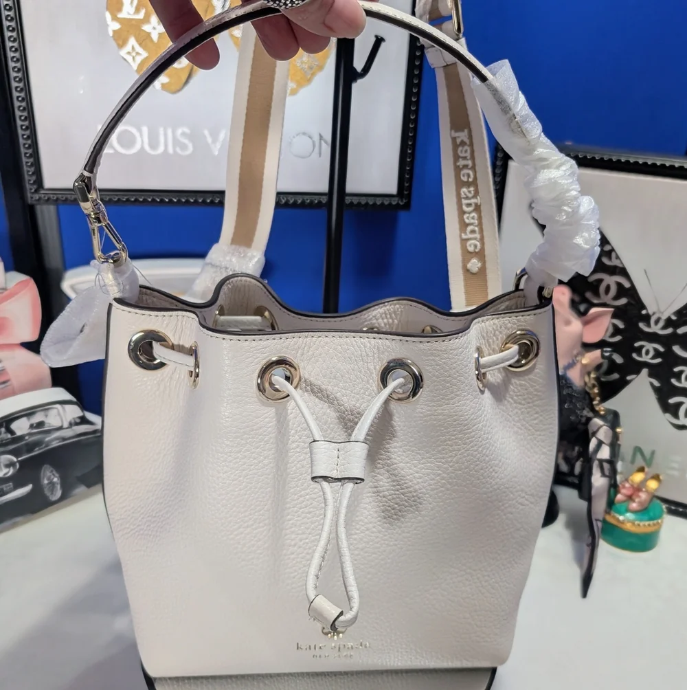kate spade | Bags | Kate Spade Emma Small Leather Bucket Bag In ...